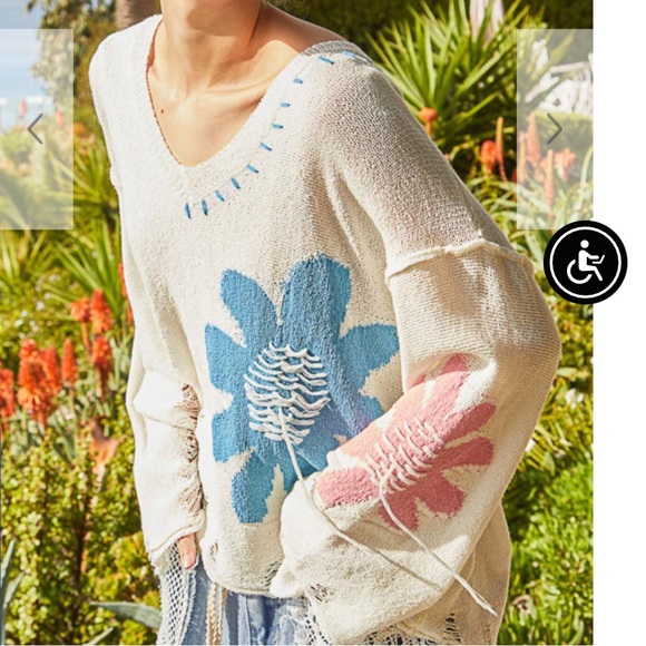 POL | Sweaters | Pol Flower Sweater | Poshmark